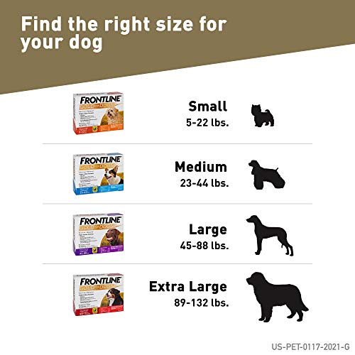 FRONTLINE® Gold for Dogs Flea & Tick Treatment, 45 - 88 lbs, 3ct