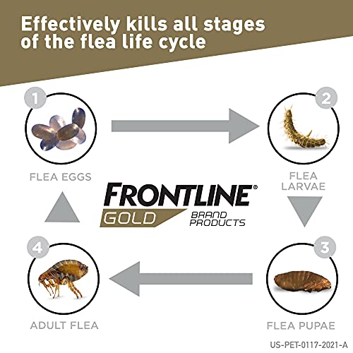 FRONTLINE® Gold for Dogs Flea & Tick Treatment, 45 - 88 lbs, 3ct
