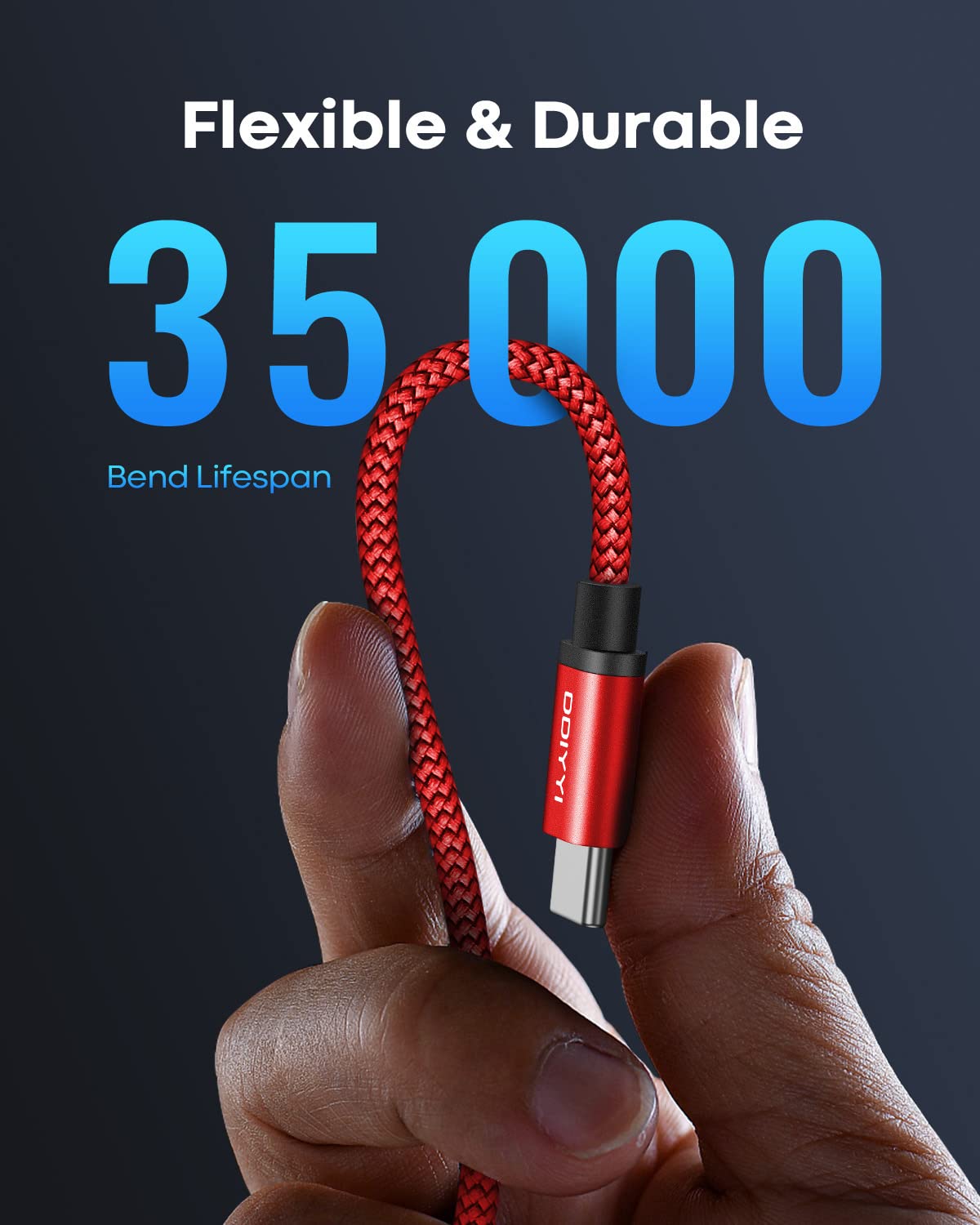 DDIYYI USB C Cable Fast Charging 6ft, 3-Pack USB to USB C Cable Braided Charger Cord for iPhone 16/iPhone 16 Pro/iPhone 16 Plus/iPhone 16 Pro Max/iPhone 15 Series and More, USBA to USBC Cord
