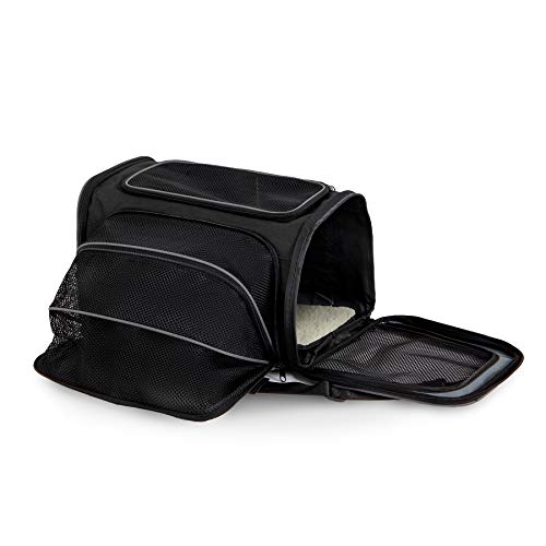 Petmate 21842 See and Extend Pets Carrier, Black