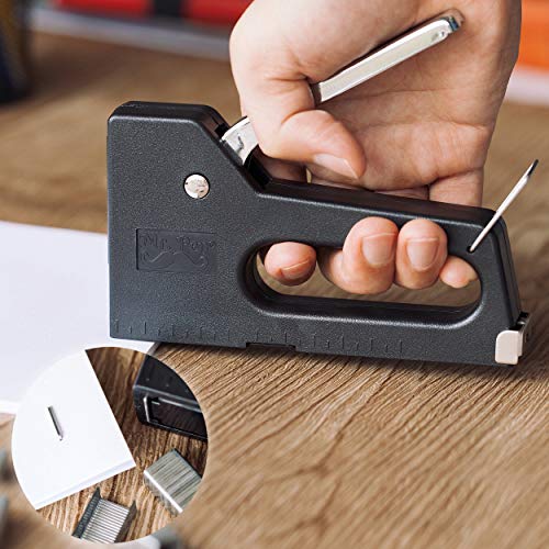 Mr. Pen- Staples for Staple Gun, Light Duty, 5/16 Inch, 8 mm, 1000/Box, 1 Box, Staples for Stapler Gun, Staple Gun Staples, Staples for a Staple Gun, Fine Wire Staples, Only for Mr. Pen Staple Gun Use