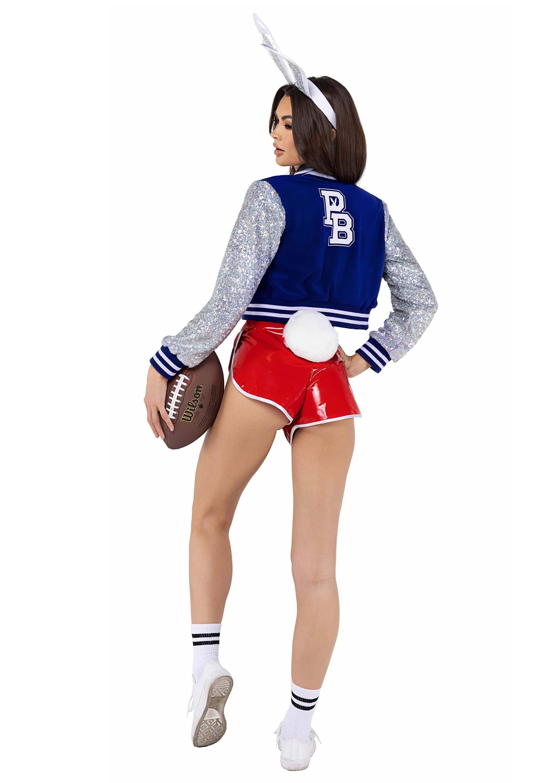 Women's Playboy Sexy Athlete Costume | Playboy Bunny Large