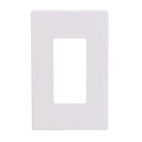 EATON PJS26W Arrow Hart Pjs26 Decorative Screw less Wall Plate, 1 Gang, 3.13 In L X .5 In W X 4.88 In H, White