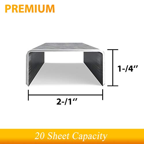 KangBaz 10,000 Staples, 26/6 Standard Staples for Staplers, 1/4 inch Length, 210 per Strip, Jam Free Chisel Point Staples, 10,000 Standard Staples for Stapler