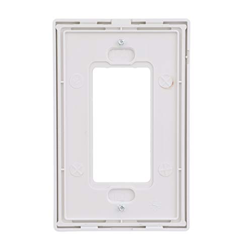 EATON PJS26W Arrow Hart Pjs26 Decorative Screw less Wall Plate, 1 Gang, 3.13 In L X .5 In W X 4.88 In H, White