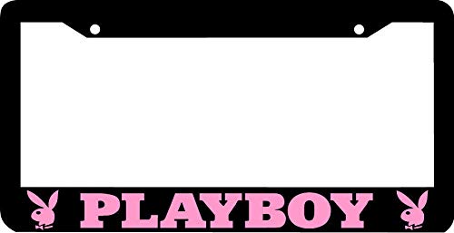 carcommerce Black Pink Playboy License Plate Frame by Carcommerce,13281