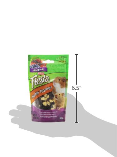 Kaytee Healthy Toppings Mixed Fruit Treat for Small Animals 1.6 oz, 12 Pack