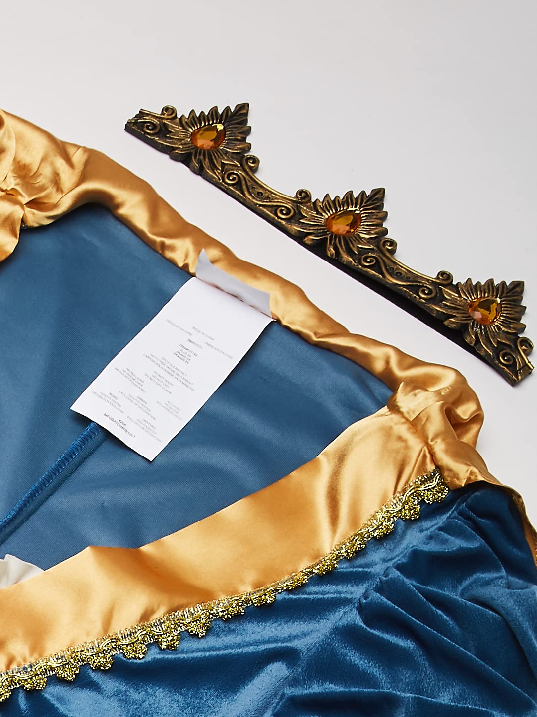 California Costumes Women's Plus-Size California Costumes Elegant Empress Renaissance Lady Long Gown Ren Faire Plus, Blue, 1X-Large