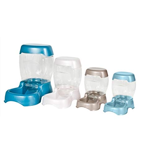 Petmate Pet Cafe Feeder Dog and Cat Feeder Pearlescent Colors 3 Sizes