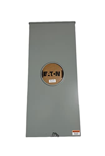 Eaton 1011619CH 320 Amp Single Phase Meter Base Socket Ringless Lever Bypass 4 Terminal Factory Installed Lugs MEG Approved