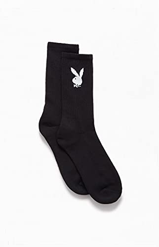 PacSun Playboy Men's Crew Socks - Black/White