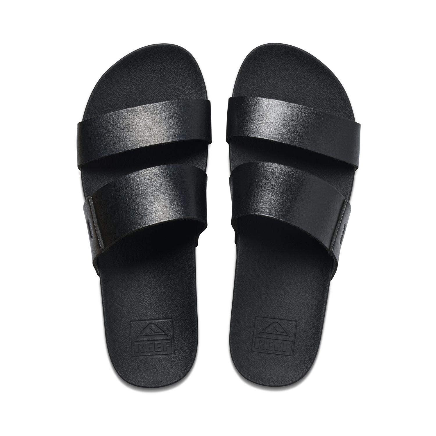 Reef Cushion Vista Hi Womens Platform Fashion Sandal, Arch Support, Ultra Soft Cushion Footbed, Black/Black, 12