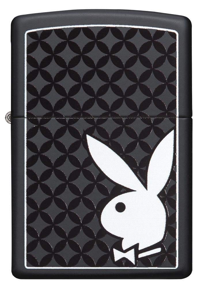 Zippo Playboy black & White Rabbit Pocket Lighter, One Size