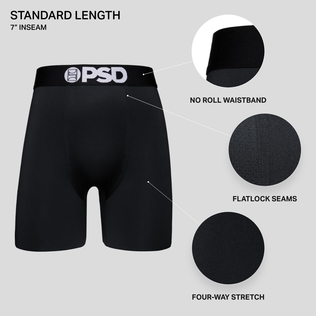 PSD Men's Playboy Kit 3-Pack Bx Boxer Briefs, Multi, M