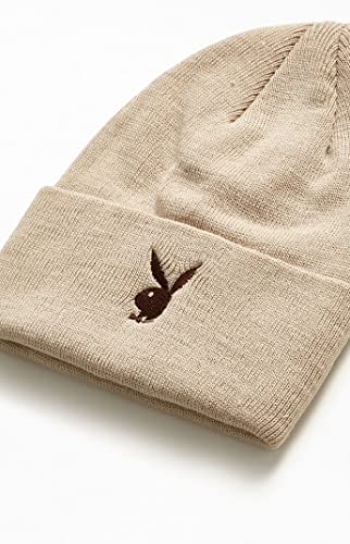 PacSun Playboy Men's Logo Beanie - Brown