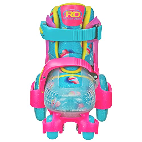 Roller Derby Fun Roll Adjustable Roller Skates for Beginners, Boys & Girls Medium (11-2)