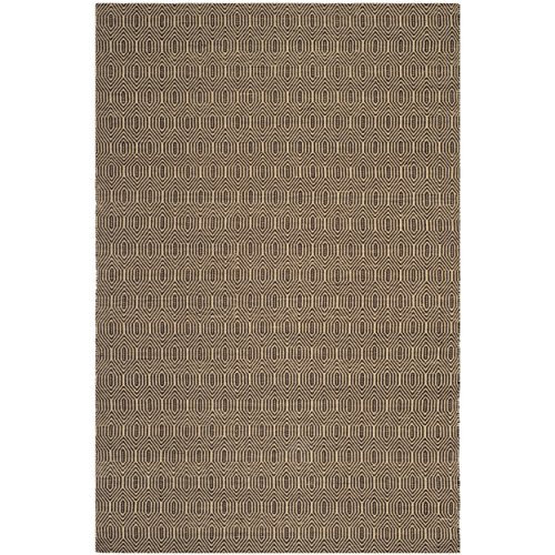 SAFAVIEH South Hampton Collection 6' x 9' Brown SHA243A Handmade Flatweave Area Rug