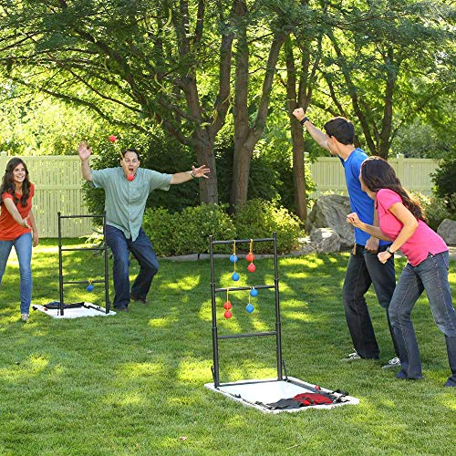 Lifetime Heavy Duty Outdoor Cornhole, Ladderball Game and Table Combo Set, 48 x 24 x 27.5 inches; 48 Pounds