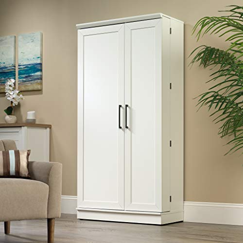 Sauder HomePlus Collection Storage Cabinet, Soft White finish