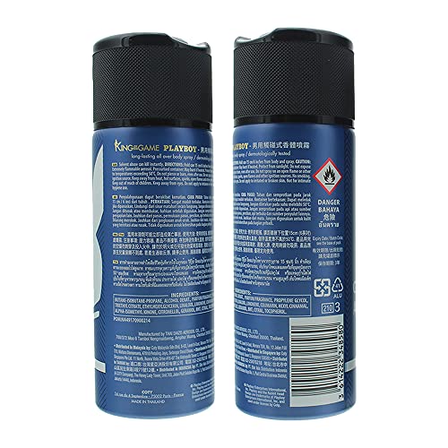 Playboy King Of The Game / Coty Deodorant & Body Spray 5.0 oz (150 ml) (m)