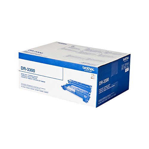 Brother DR-3300 Drum Unit, Brother Genuine Supplies, Black