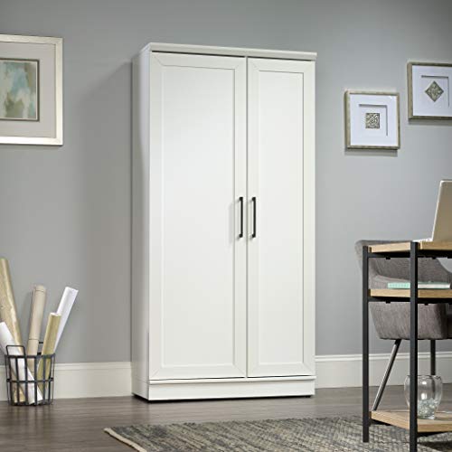 Sauder HomePlus Collection Storage Cabinet, Soft White finish