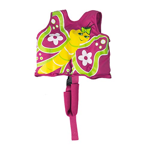 Poolmaster 50554 Learn-to-Swim Butterfly Swim Vest - 1-3 Years Old Pink, Small