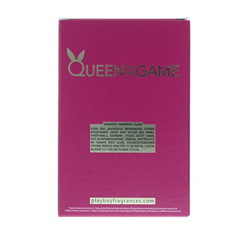 Playboy Queen Of The Game Eau de Toilette Spray for Women, 3 Ounce