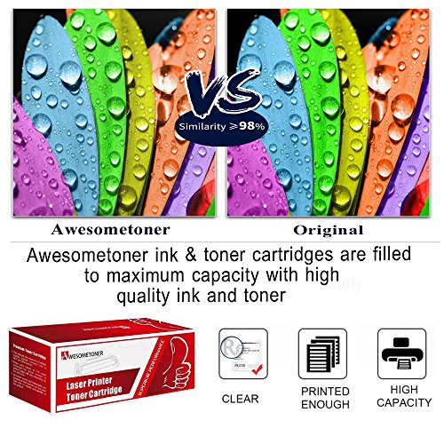 Awesometoner Compatible Replacement for File Folder Labels Brother DK-1203 DK1203 use with Brother 17mm x 87.1mm (0.66" x 3.4") (Black on White, 5-Pack)
