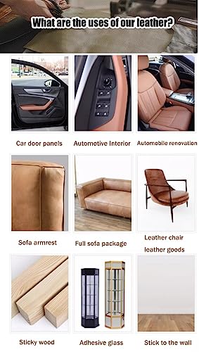 Leather Repair Patch 3M Adhesive Self-Adhesive Leather Repair Subsidy, Car Interior/Sofa/seat/Leather Bag Repair Patch (Color : A17, Size : 100x137cm/39.4x54")