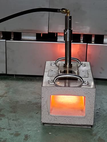 Goede G-2-90 Stainless Steel Forge/Foundry Burner with Regulator and Gauge