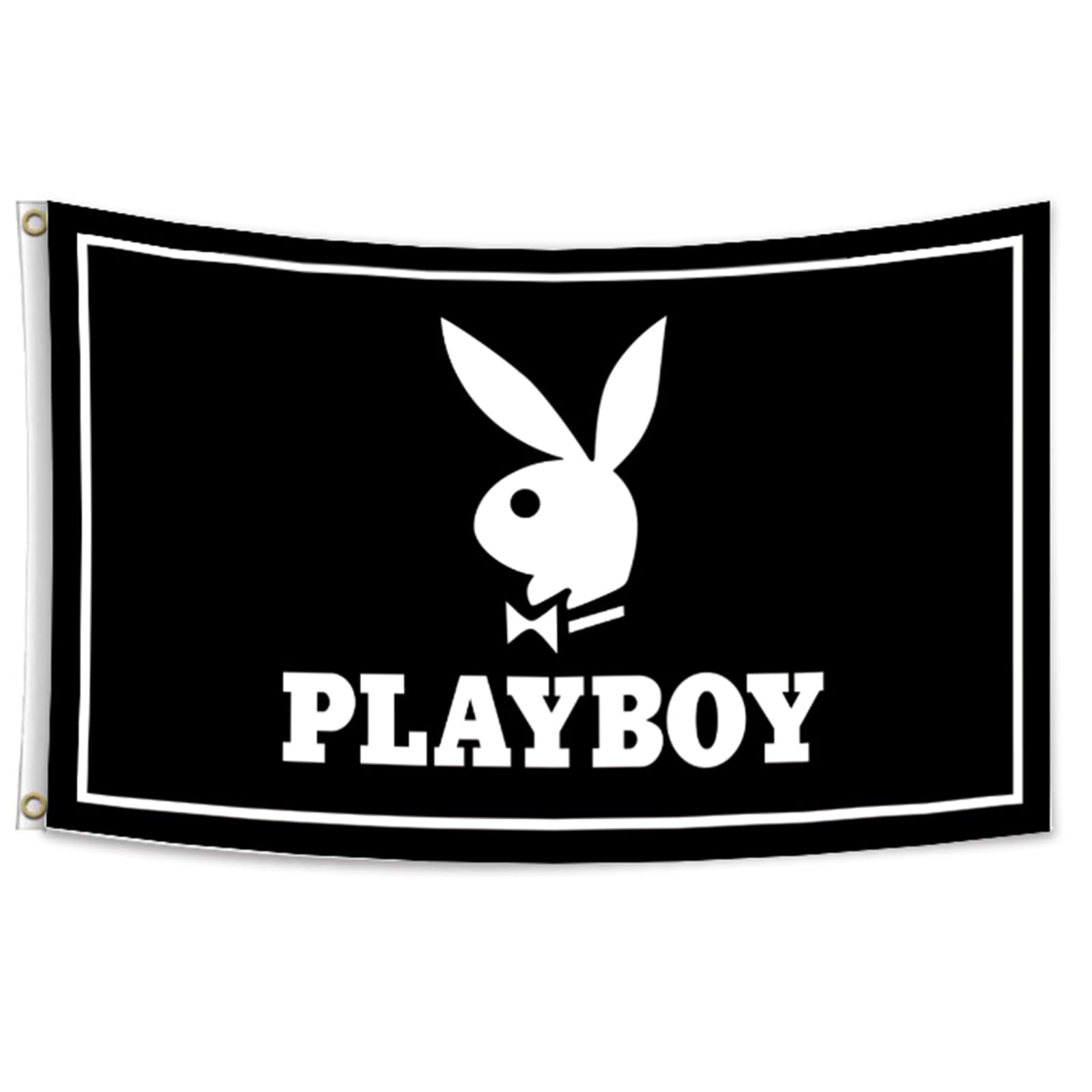 Playboy Banner Flag 3x5Feet Funny Flag with 2 Brass Grommets For College Dorm Room Man Cave