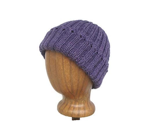 Women's Knit Hat, Pure Wool, Watch Cap Beanie, Teen Girls Warm Cap