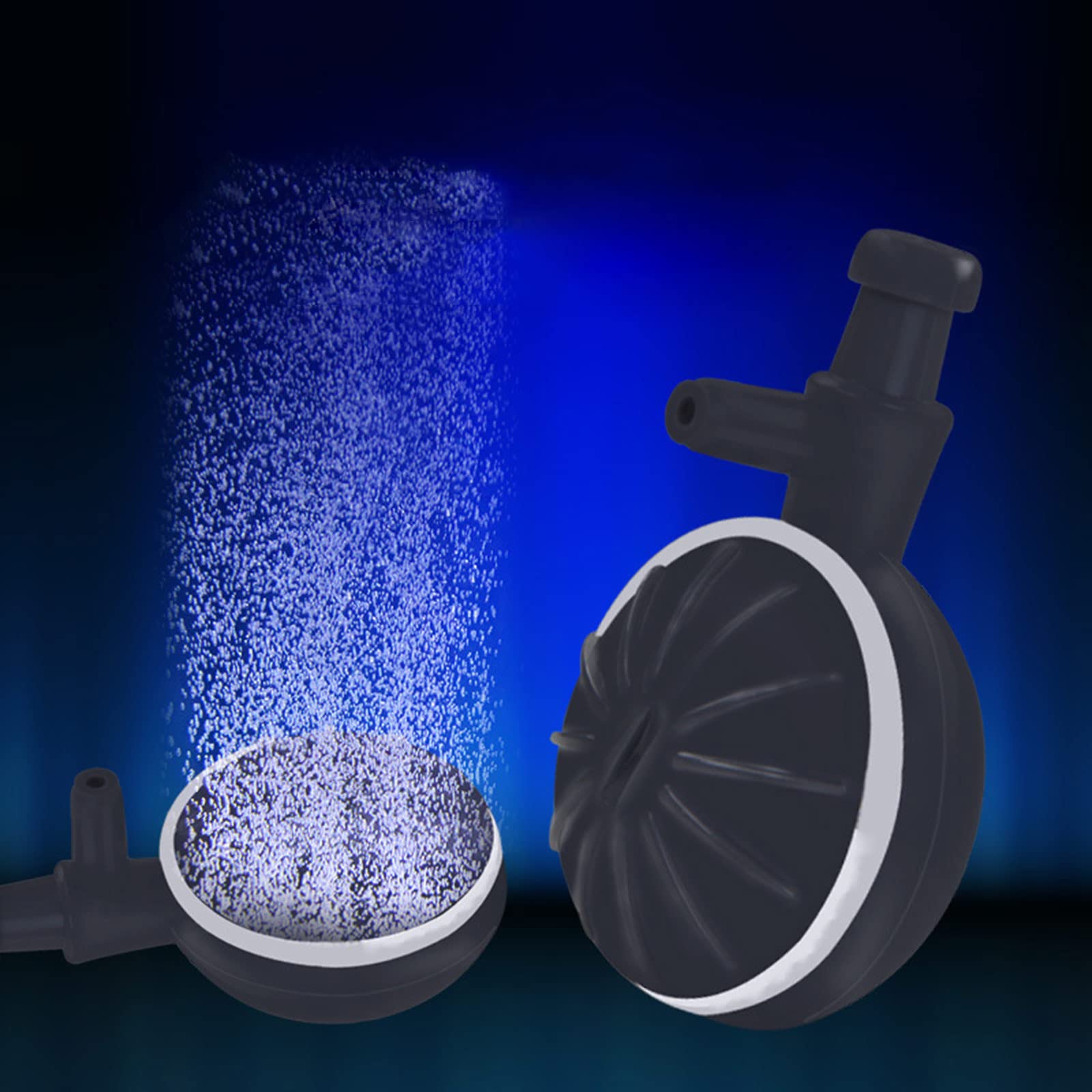 Air Stone for Aquarium Hydroponics Fish Pond for Tank Bubbler Diffuser with Suction Cup Adjustable Bubble Dense Bubbler Bubble Disc Air Stones Air Bubble Suction Cup Small Micro Bubbles