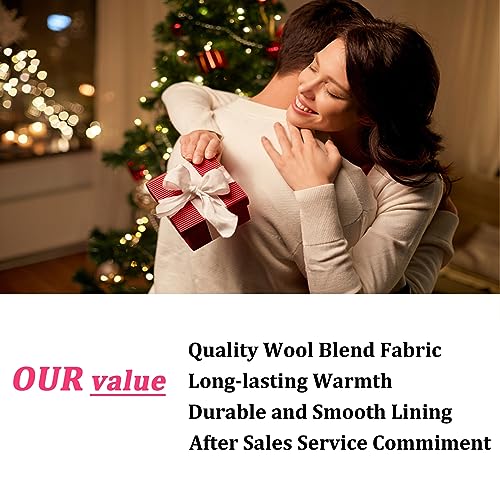 VVtobeYo 5 Pack Wool Socks Womens Winter Soft Warm Cold Knit Wool Crew Socks Thick Cozy Socks Gifts for Women One Size