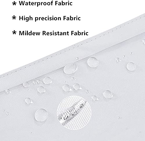 LANQiAO Outdoor Curtain Grommet, Retro Style Atomic Outdoor Curtain Fabric for Patio Light Block Heat Out Water Proof Drape W120 x L96