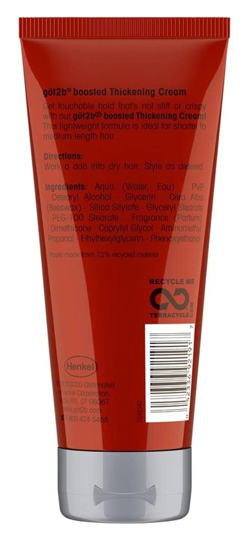 Got 2B Boosted Thickening Cream 6 Ounce (Pack of 3)