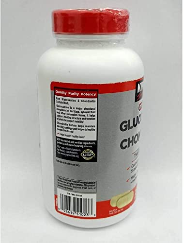 Kirkland Signature Extra Strength Glucosamine 1500mg/Chondroitin 1200mg Sulfate - 220 Count (Pack of 1)