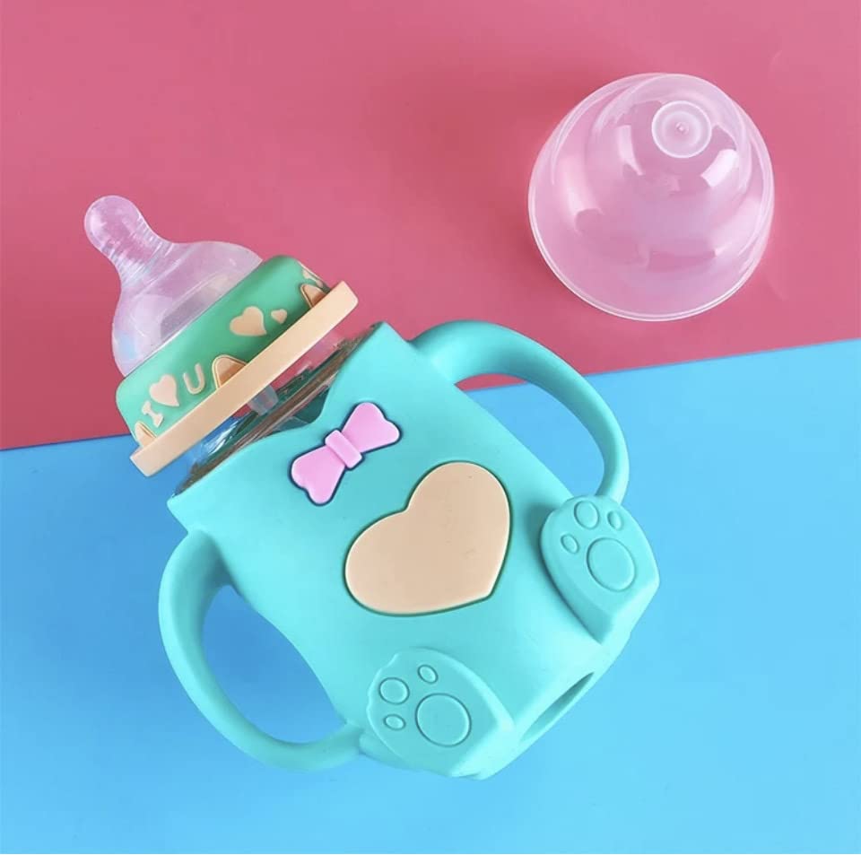 Baby Glass Bottle (Green)