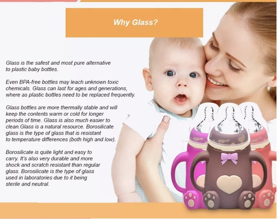 Baby Glass Bottle (Green)