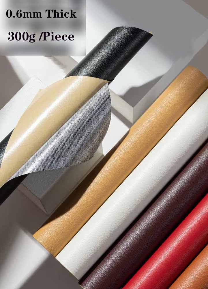 MAYNUO Dark Brown Odorless Leather Repair Patch, Leather Repair Tape, 19X50 Inch Self-Adhesive Couch Patch, Waterproof, Wear-Resistant, for Furniture, Drivers Seat, Sofas, Car Seats