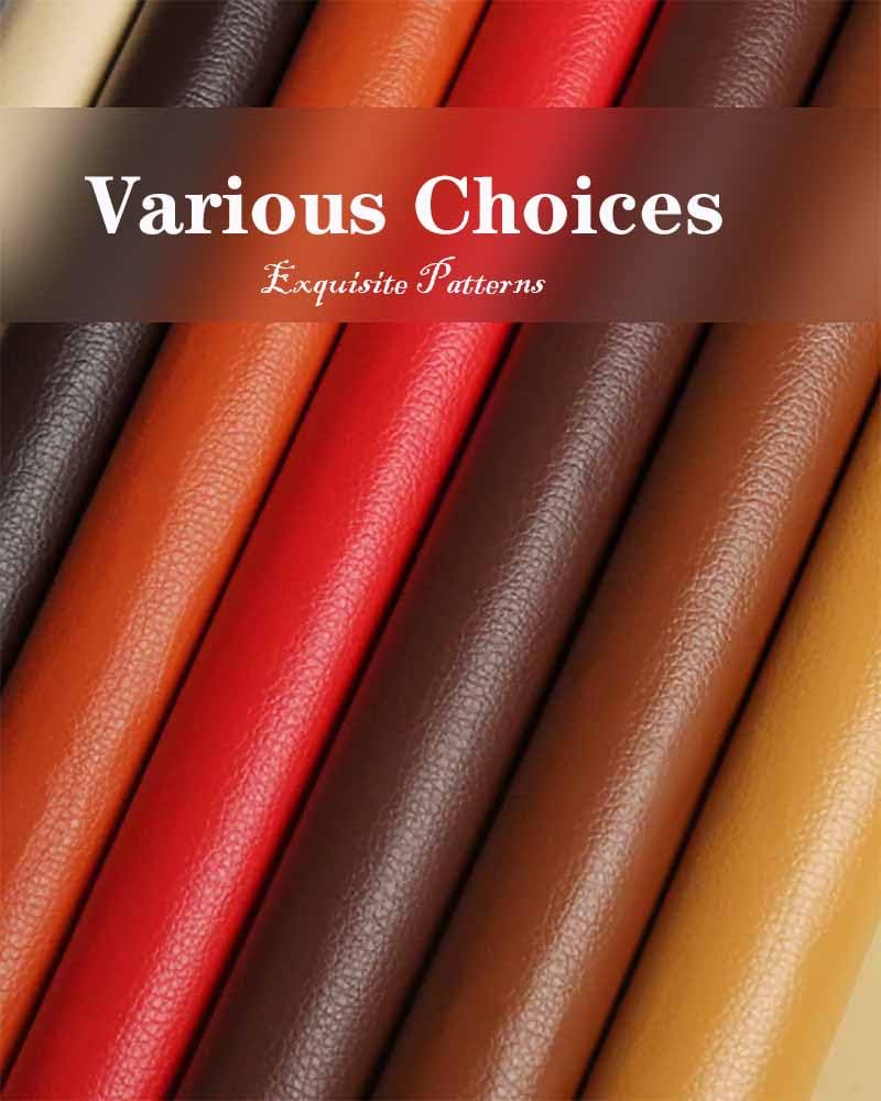 MAYNUO Dark Brown Odorless Leather Repair Patch, Leather Repair Tape, 19X50 Inch Self-Adhesive Couch Patch, Waterproof, Wear-Resistant, for Furniture, Drivers Seat, Sofas, Car Seats