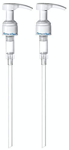 Pump Dispenser (2 Pack) New & Improved 4 cc Output with Each Pumping (Versus 2 cc in Others),Easy to Handle Fits 33 oz Bottle