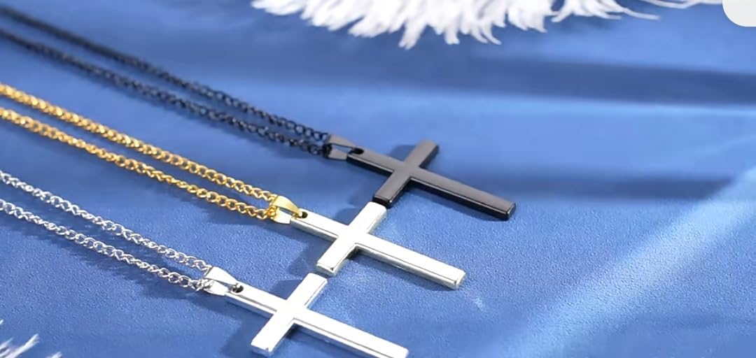 Chain cross Neclace jejus