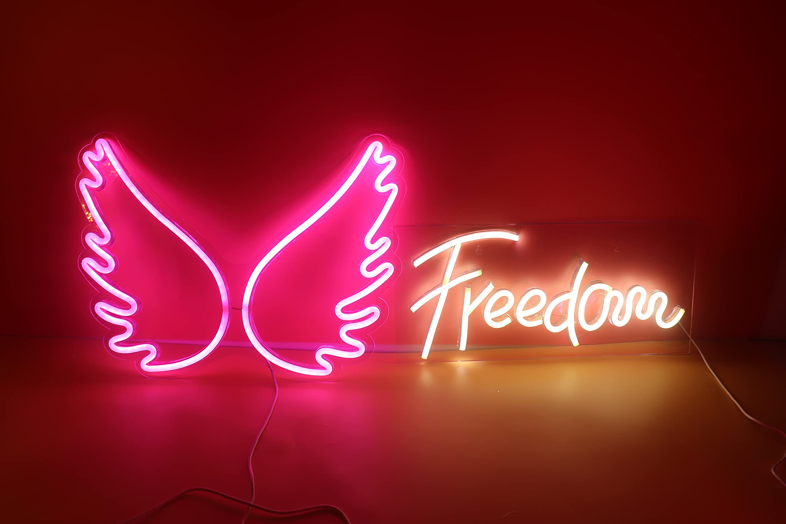Neon Light Sign LED Night Lights USB Operated Decorative Marquee Sign Bar Pub Store Club Garage Home Party Decor (pink)