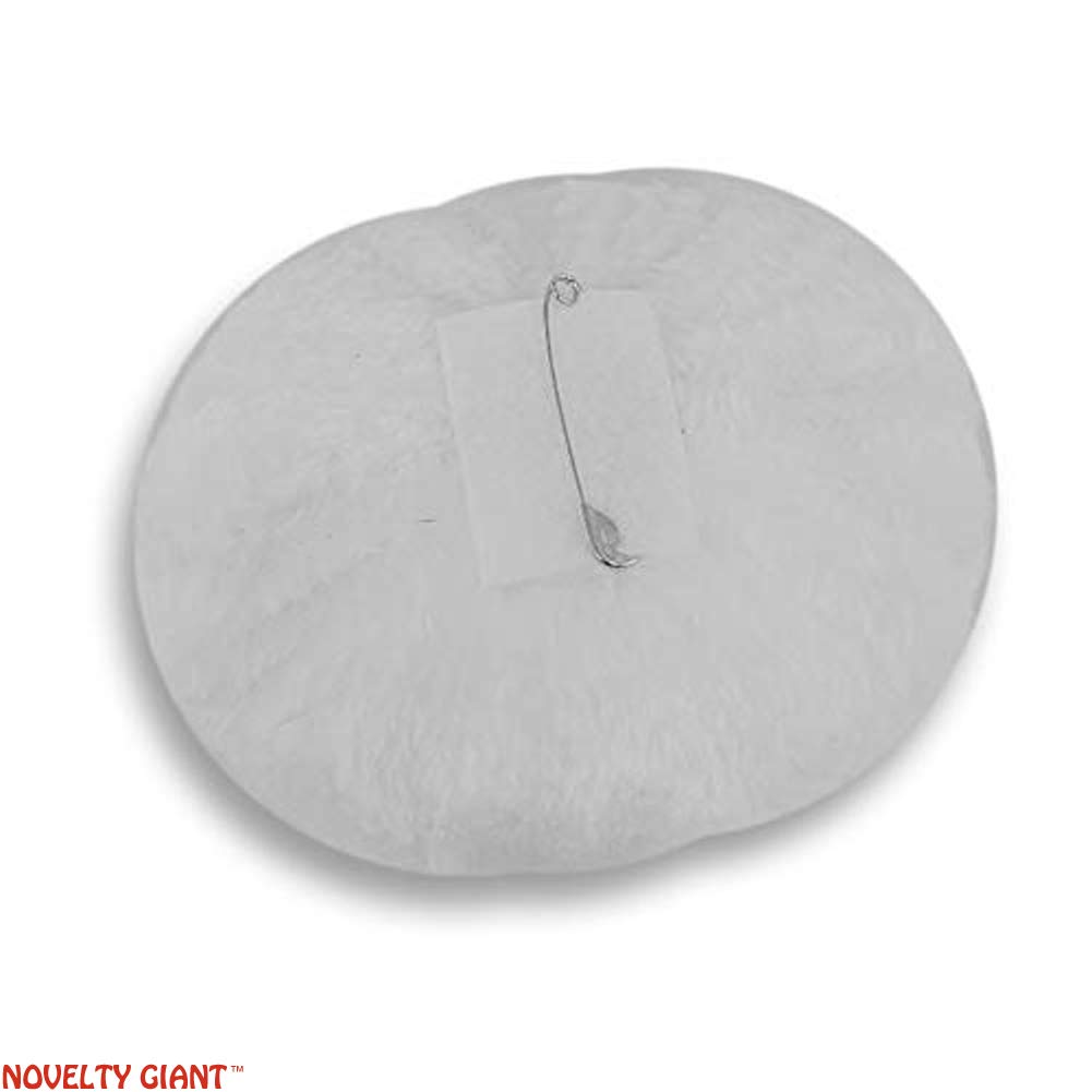 NOVELTY GIANT WWW.NOVELTYGIANT.COM Jumbo Plush Bunny Tail Costume Accessory (White)