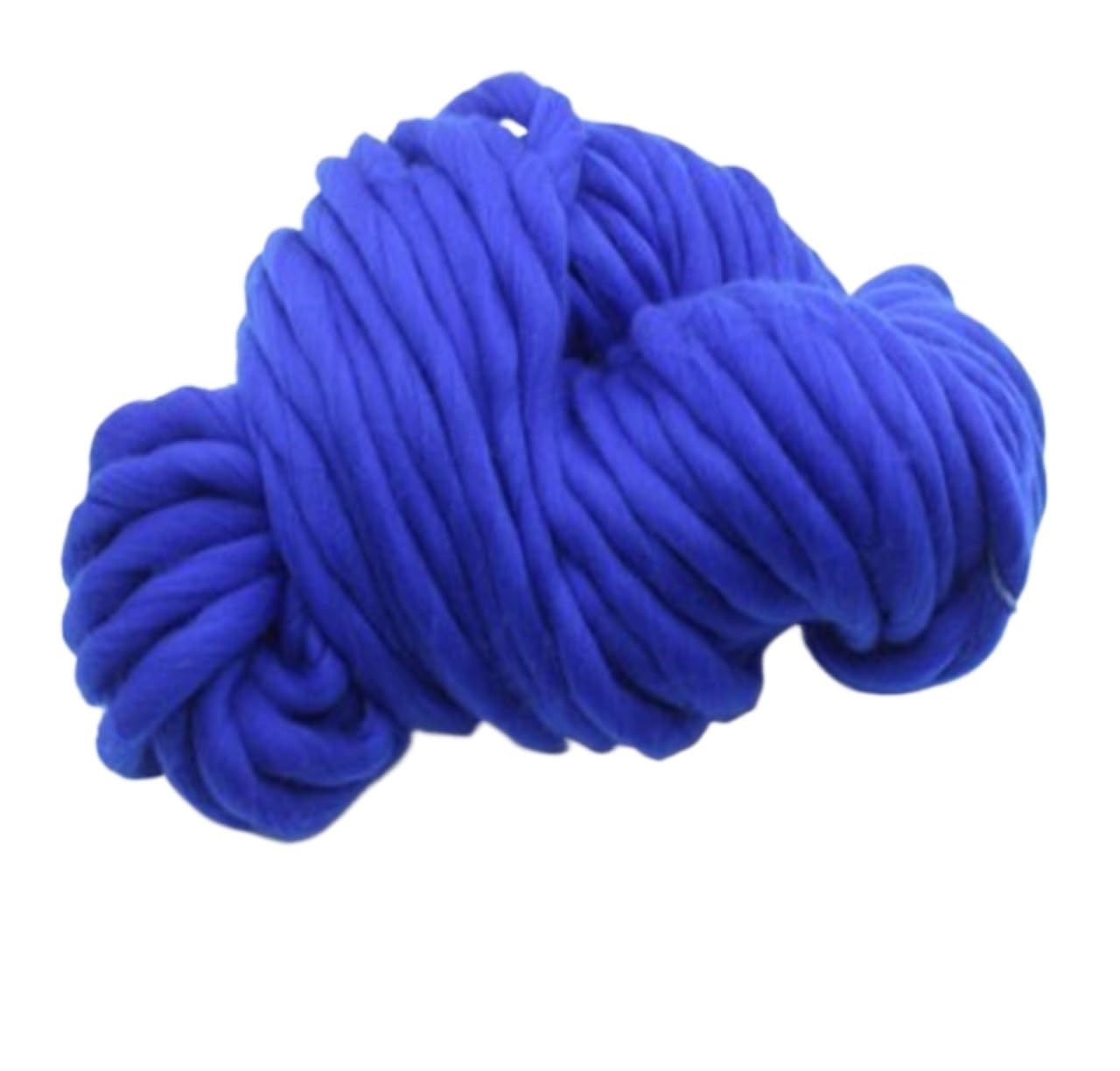 250g 36M Thick Wool Chunky Yarn Felt Wool Roving Yarn for Spinning Hand Knitting Spin Yarn Winter Warm (Color : 15 Sapphire)