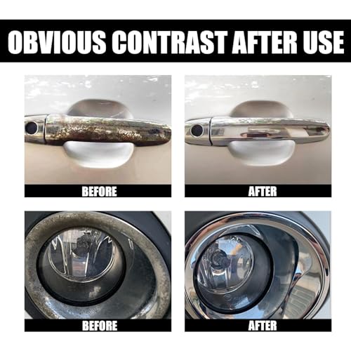 QinPai Multi-Functional Wheel Hub Renewal Agent, Rust Remover Spray, Multifunctional Rust Remover for Metal,Iron Powder Remover, Rust Stains Metal Paint Cleaner for Car (Size : 2pcs)