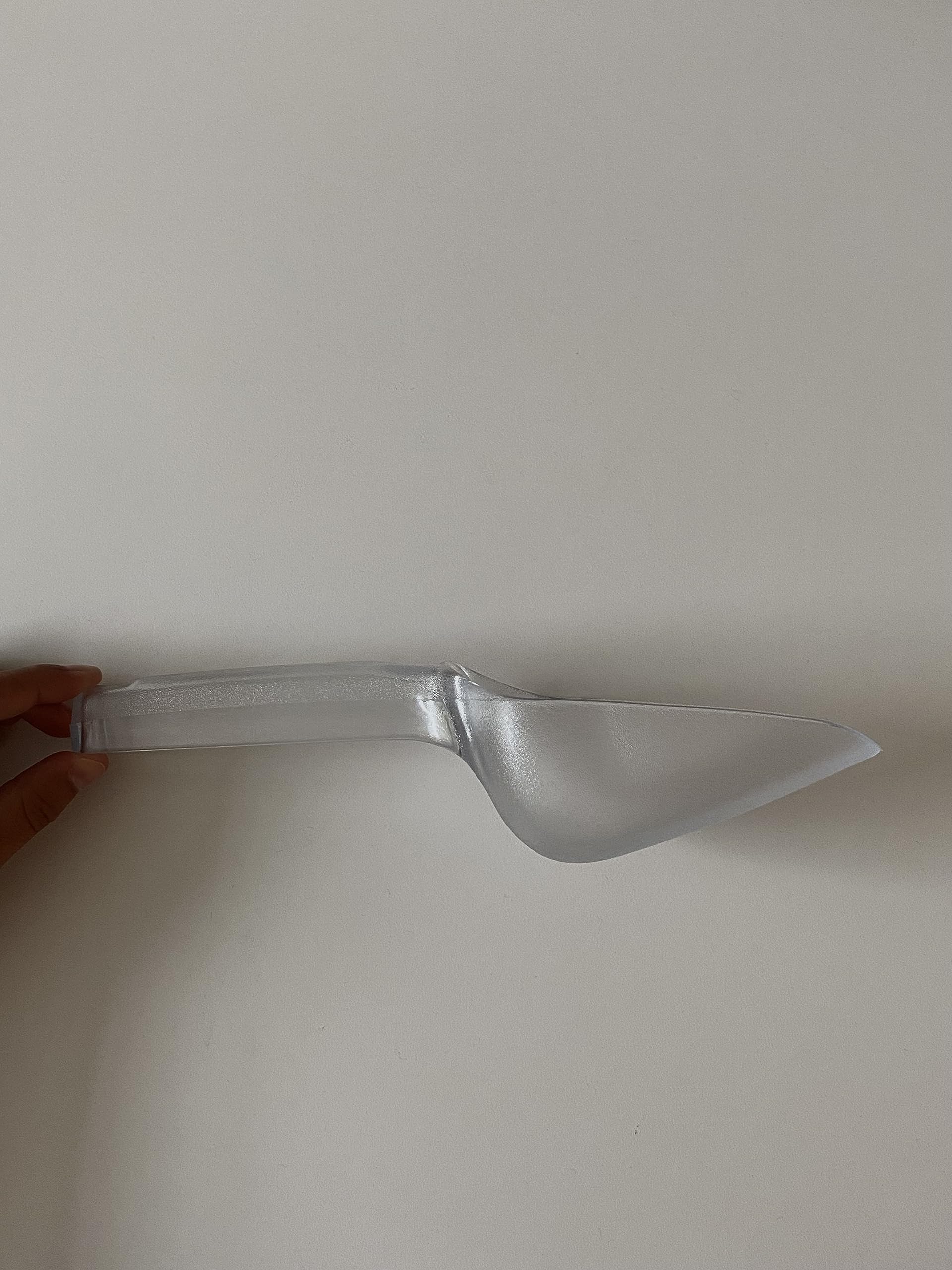 Rubbermaid Commercial Products Plastic Utility Ice Scooper, 6-ounce, Clear, Dishwasher Safe Kitchen Scoop for Weddings/Bar/Ice Bucket/Kitchen/Popcorn