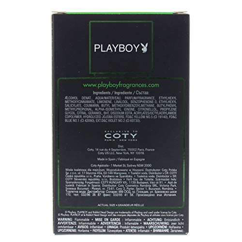 Playboy Berlin Eau de Toilette Spray for Men, 1.7 Ounce